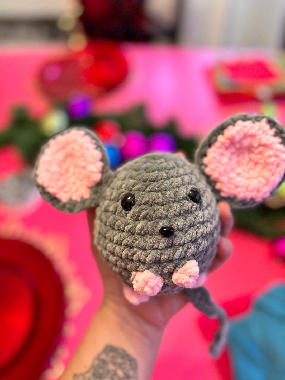 Chubby Mouse Plushie - Etsy