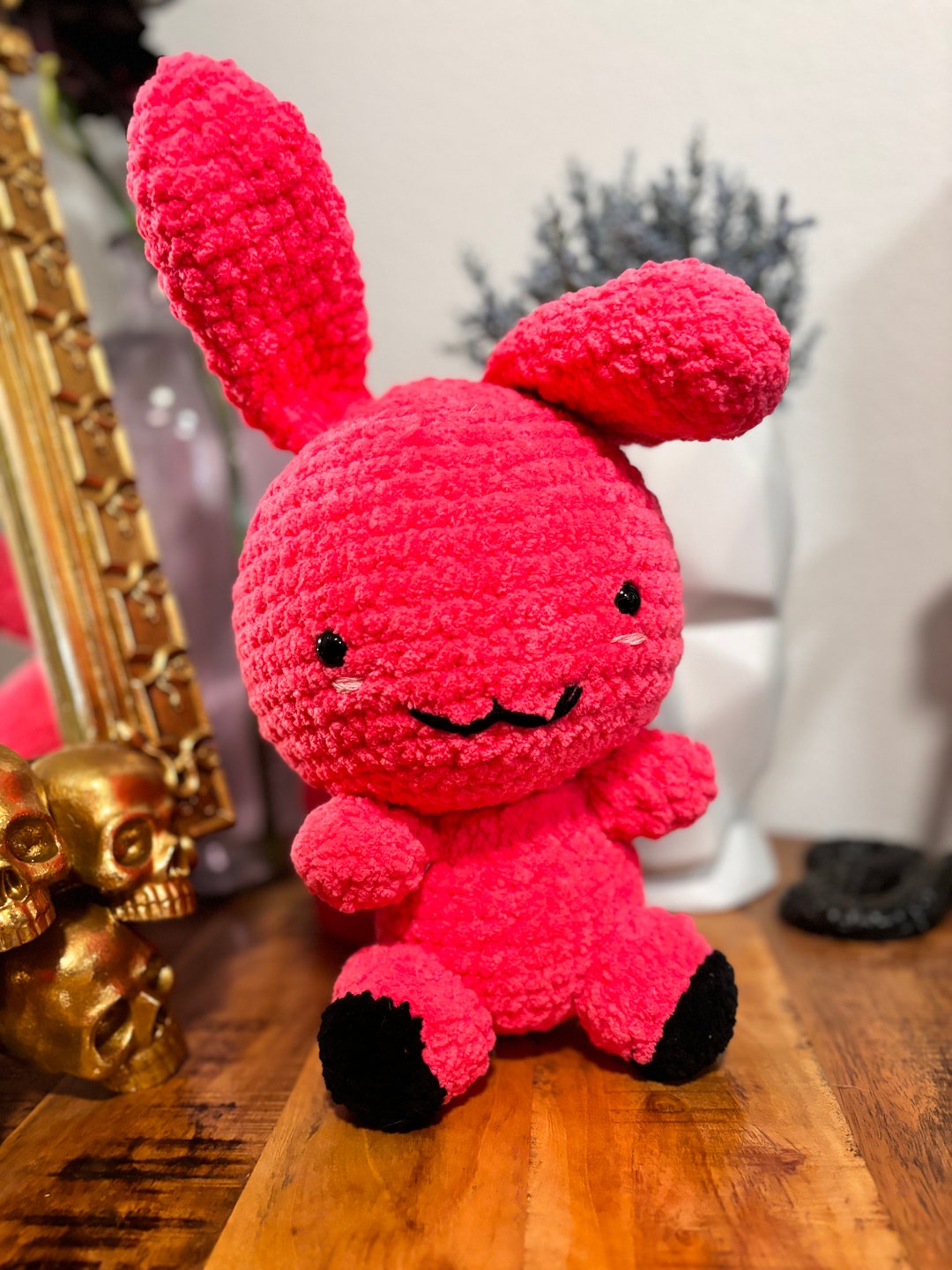 Kawaii Bunnie Crochet Plushie Ready to Ship - Etsy