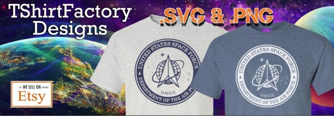Space Force Logo SVG & PNG, Cuttable, Printable Cricut, Sublimation ...