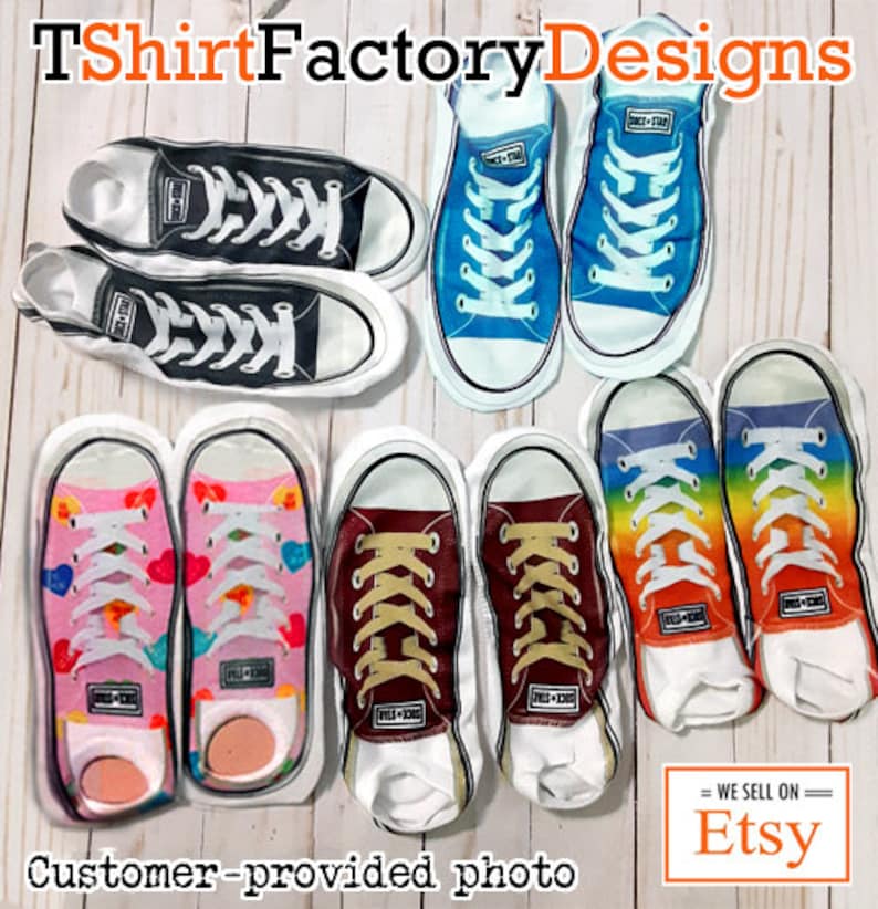 Sale - DIGITAL FILES 24-pack Shoe Sock Sublimation Sockstar Brand No ...