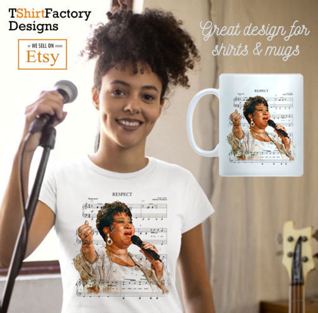 Legend Aretha Franklin W/respect Lyrics Design for Instant Download ...