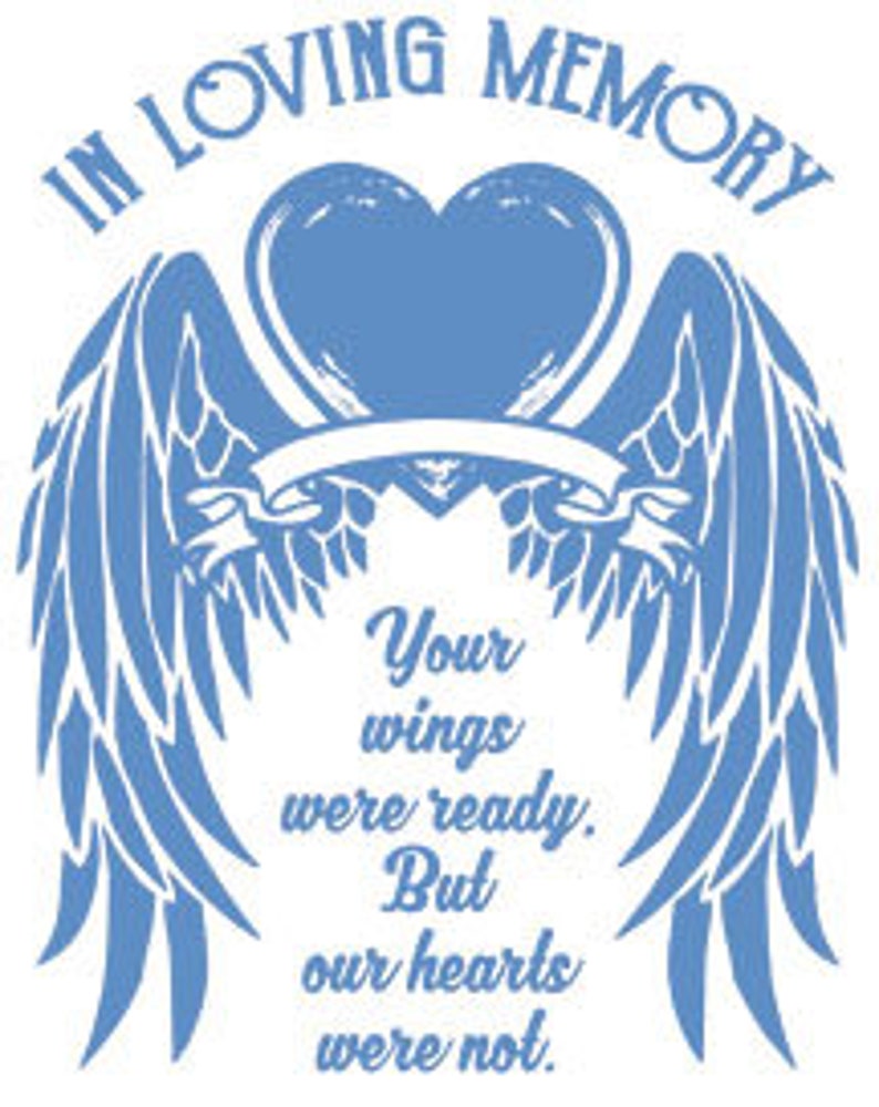 Memorial Customizable Design Digital Art 4.PNG Files W/ | Etsy