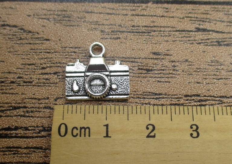 30 Camera Charms antique Silver Tone-rs341 - Etsy