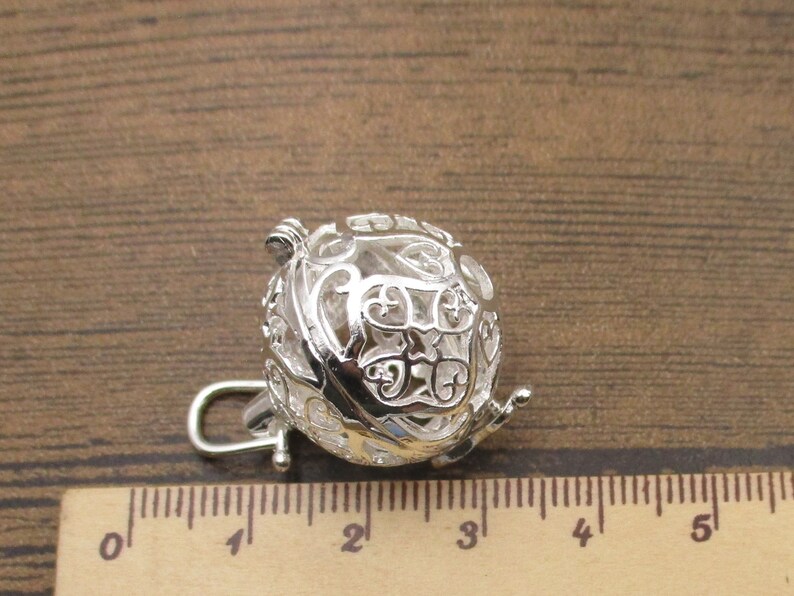 1 Cage Locketfiligree Cage Pendantfitting 14-16mm Beads - Etsy