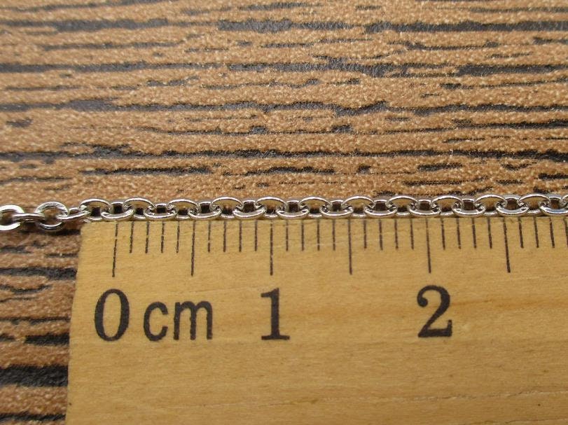 6ft Length Stainless Steel Chain-2.0x2.0mmnecklace | Etsy