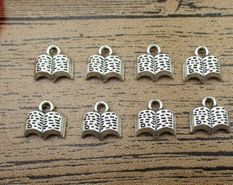 Open Book Charms - Etsy
