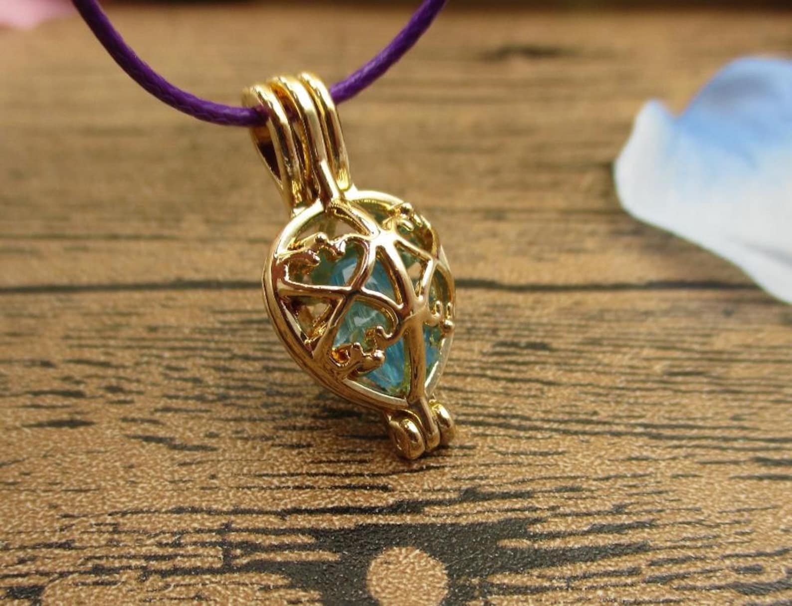 2 Drop Filigree Cage Charms-fit 8mm Beadsgold Tone-ts100 | Etsy