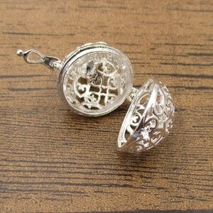 1 Cage Locketfiligree Cage Pendantfitting 14-16mm Beads - Etsy