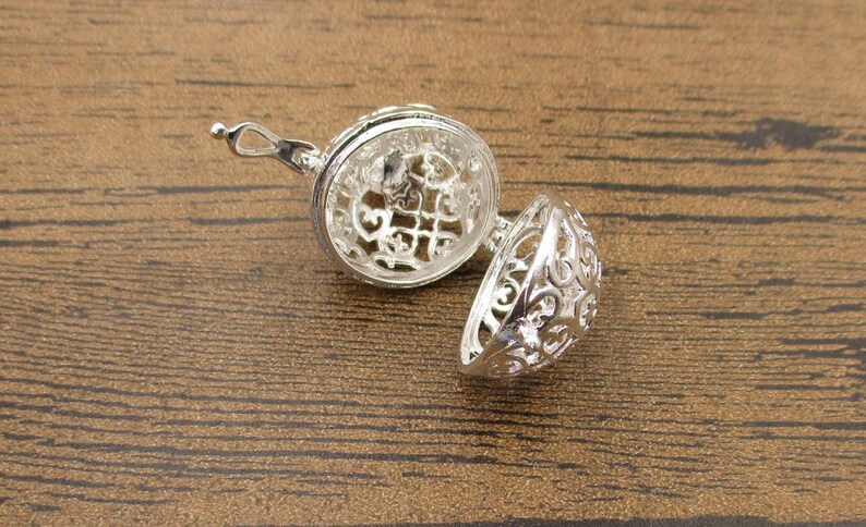 1 Cage Locketfiligree Cage Pendantfitting 14-16mm Beads - Etsy