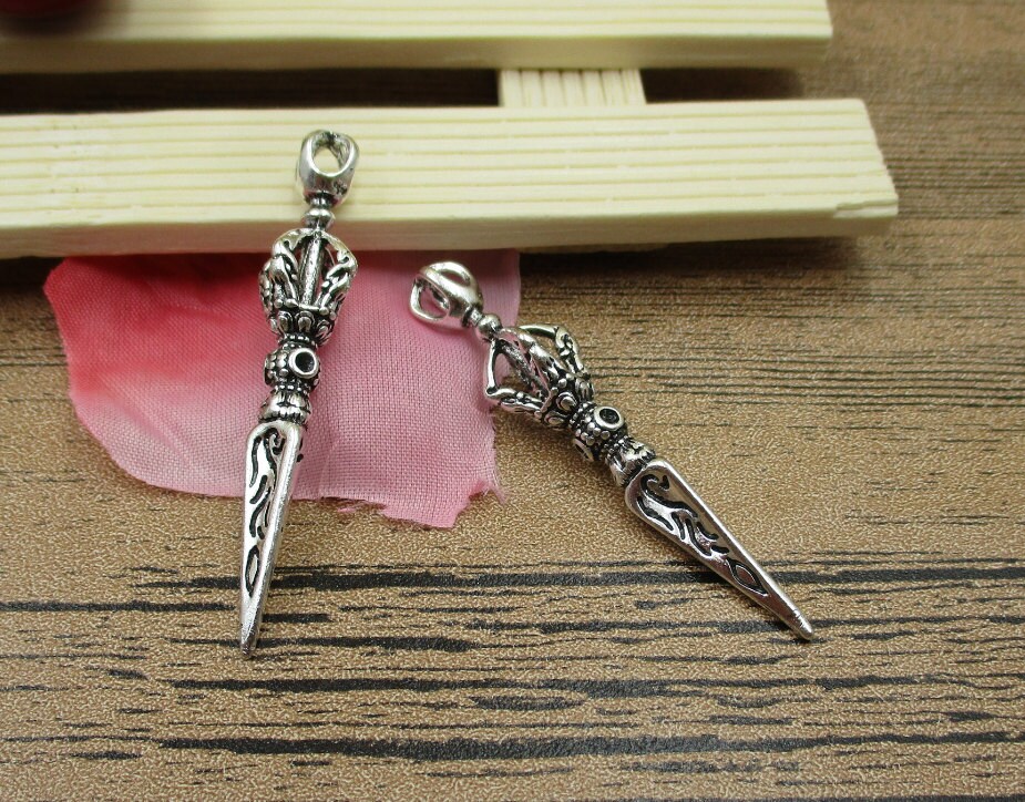 4 Magic Sword Charms Antique Silver Tone3d Charm-rs272 - Etsy