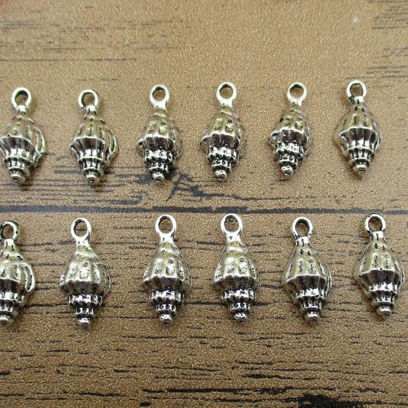 Seashell Charms - Etsy
