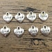 50 Heart Charms,love Pendant,antique Silver Tone,double Sided-rs022 - Etsy