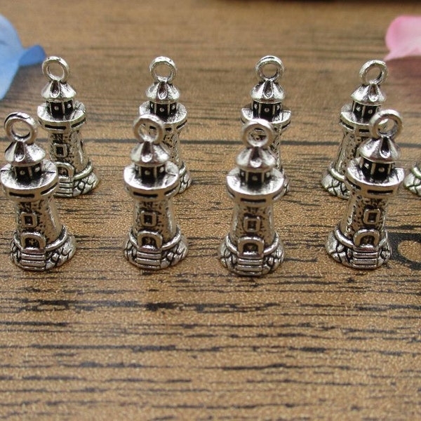 Lighthouse Charm - Etsy