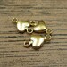 50 Heart Charms,love Connector,gold Tone,double Sided -RS007 - Etsy