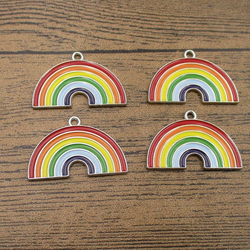 Rainbow Charm - Etsy