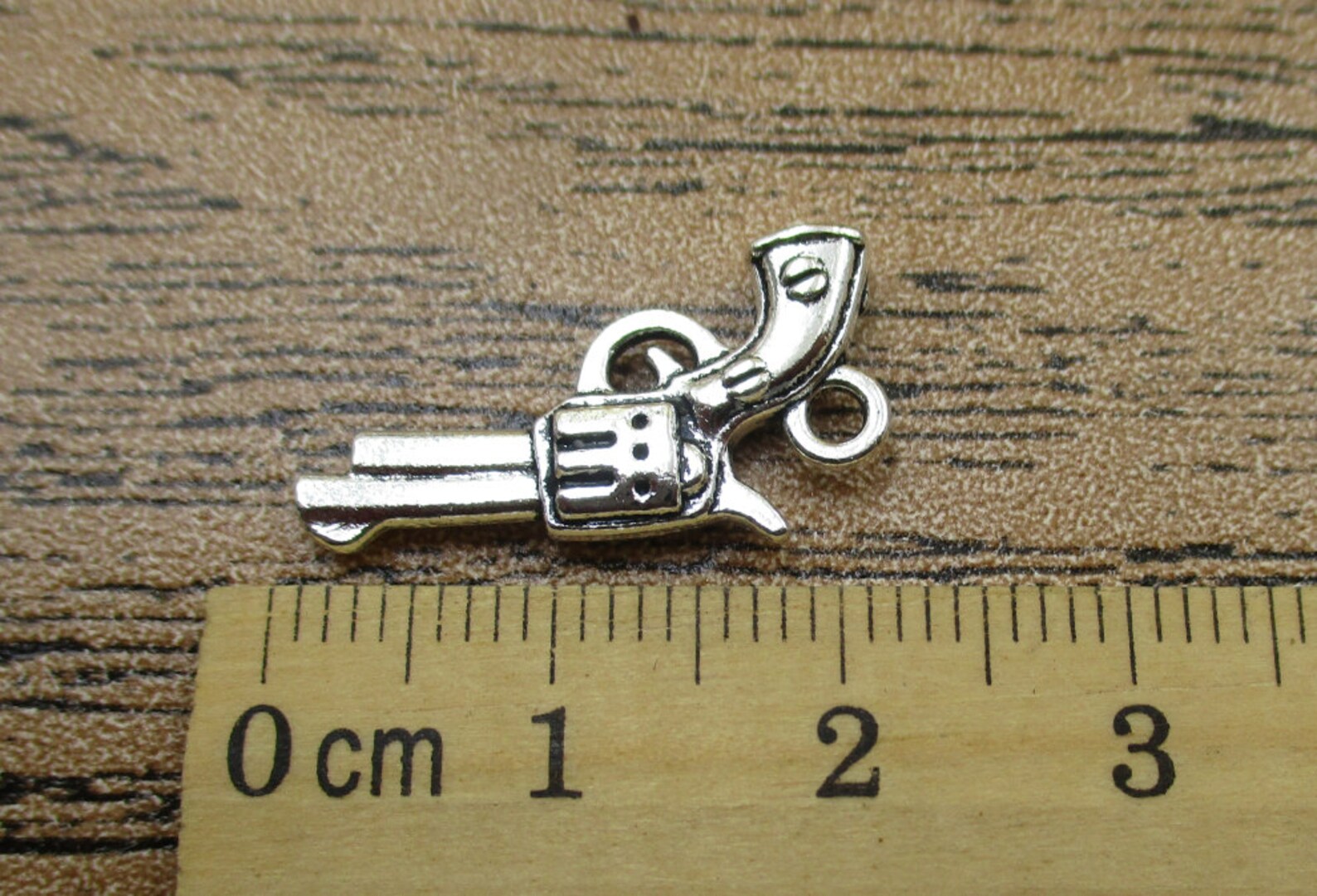 20 Gun Charms Antique Silver Tone Double Sided-rs278 | Etsy