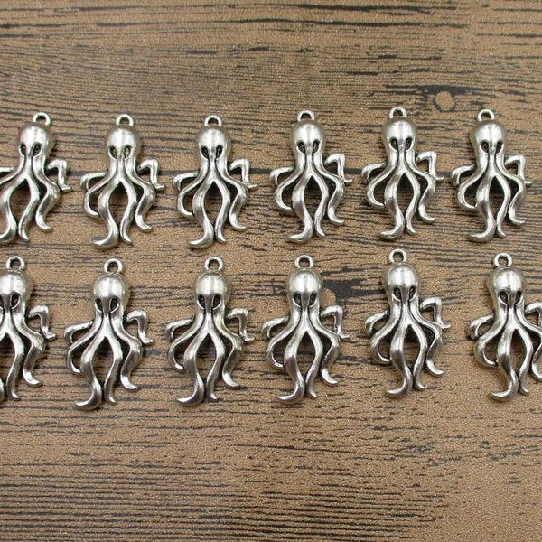 Octopus Charm - Etsy