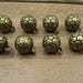 8 Round Soccer Ball Charms antique Bronze Tone 3D - Etsy