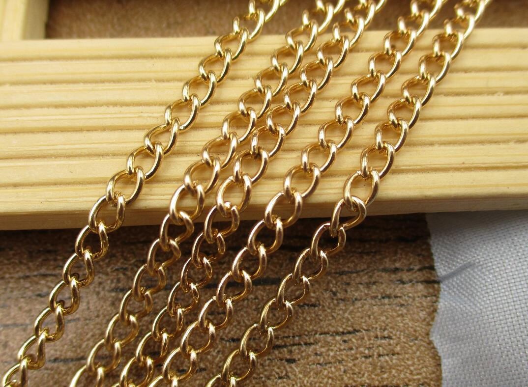 12ft Length Chains-2.5x3.5mmchain for Jewelry Making Bulk | Etsy