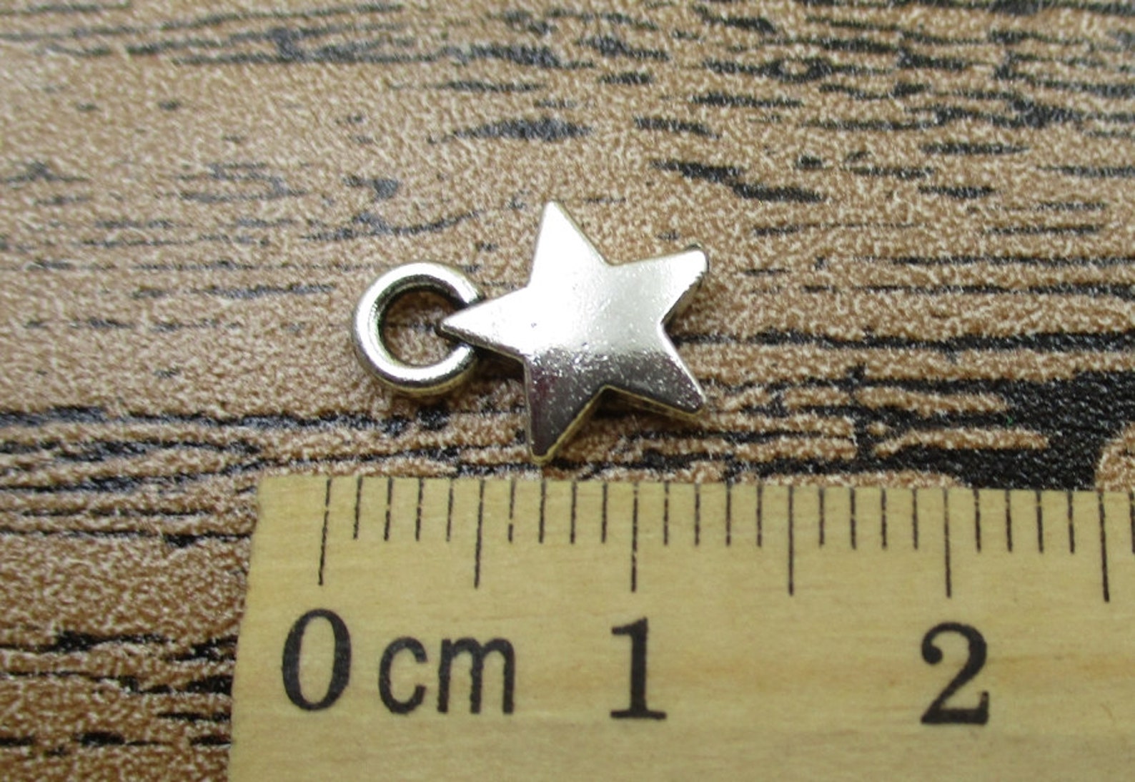 50 Little Star Charms,antique Silver Tone,double Sided-rs167 - Etsy