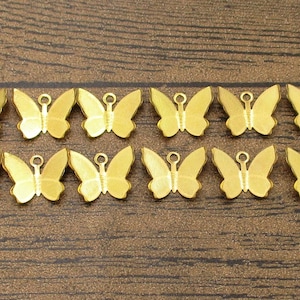 BULK SALE! 100 Butterfly Charms ,gold Color 3D Charms-rs1062 - Etsy