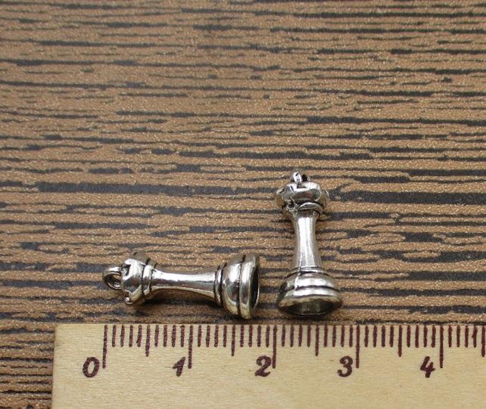 12 Chess Charms-rookantique Silver Tone 3D Charms-rs431 - Etsy