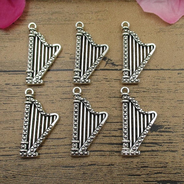 Harp Charms - Etsy