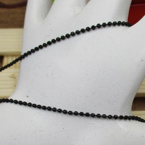 4 Black Ball Chain-1.5mm ,necklace Chain,bracelet Chain-cs008 - Etsy