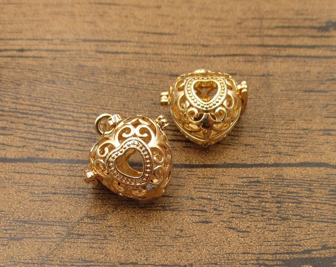 Birdcage Locket Pendants Brass Cage Locket for Necklace Pendants for ...