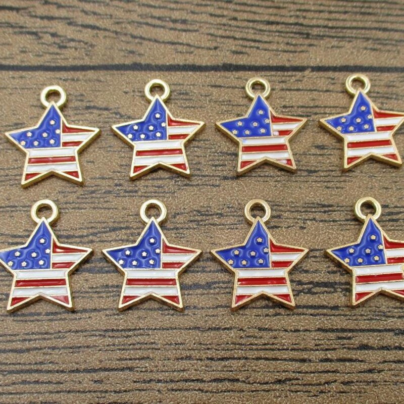 Flag Charms - Etsy