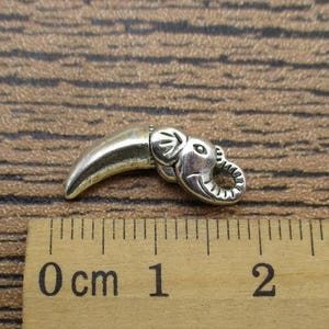 12 Elephant Charms,metal Ivory Pendants,antique Silver Tone-rs631 - Etsy