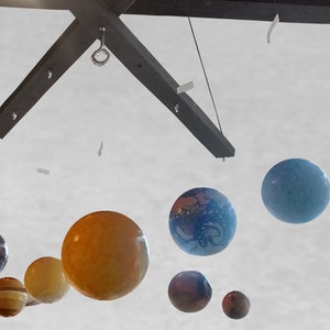 Hanging Solar System - Etsy