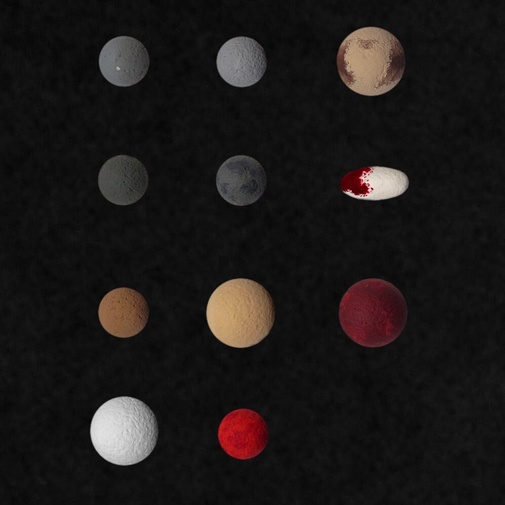 Dwarf Planets - Etsy