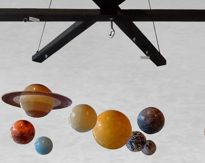 Hanging Solar System | Etsy