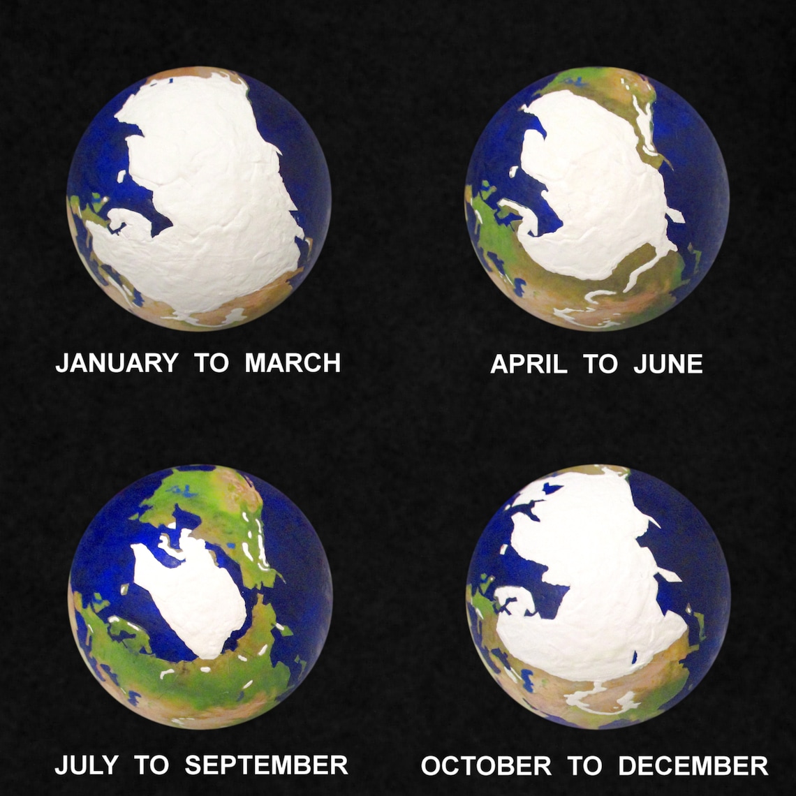 Four Seasons Earth Globes - Etsy