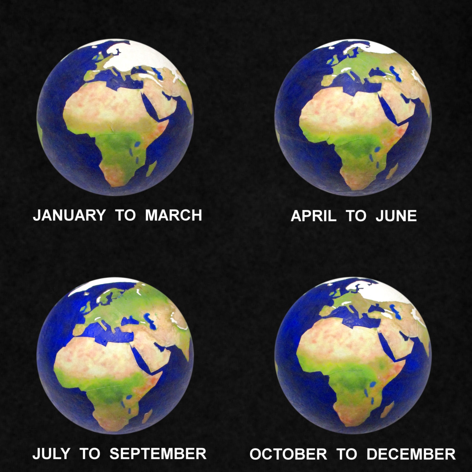 Four Seasons Earth Globes - Etsy