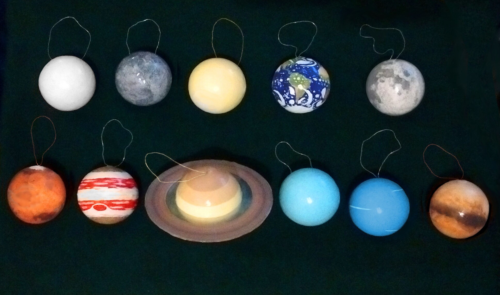 Planet Ornaments | Etsy