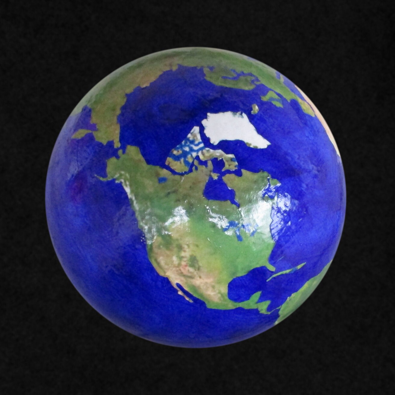 6 Inch Wide Shiny Earth Without Clouds. - Etsy Singapore