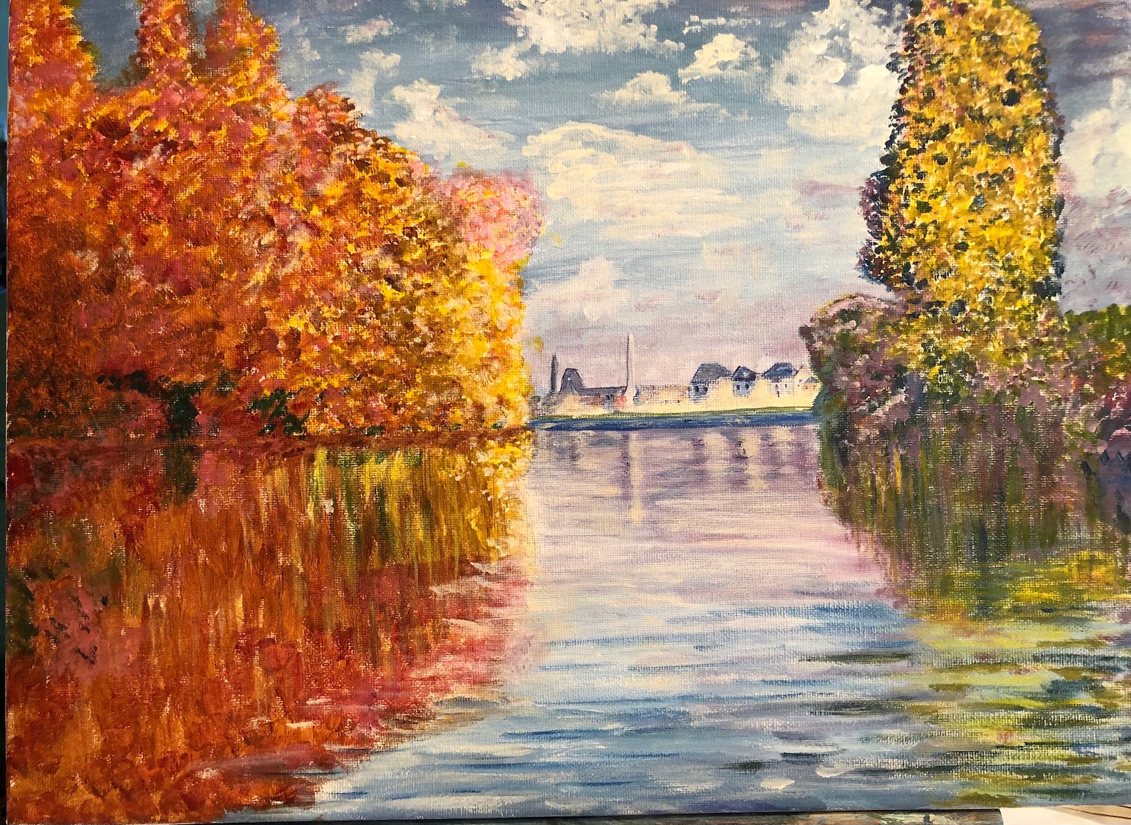 Improvisation of Monet’s “autumn Effects at Argenteuil” - Etsy