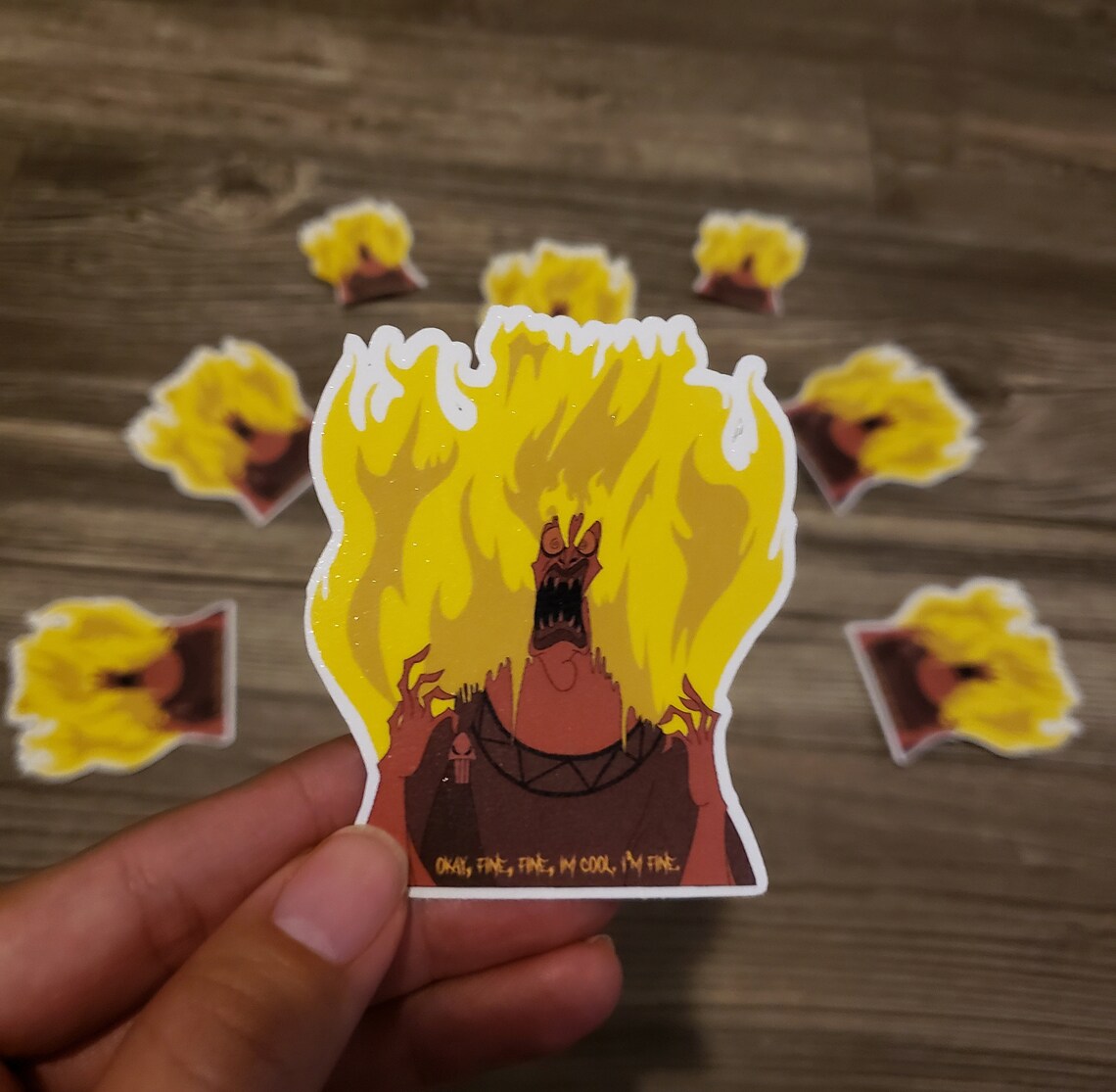 Disney's Hercules Hades Angry Vinyl Laptop Water bottle | Etsy