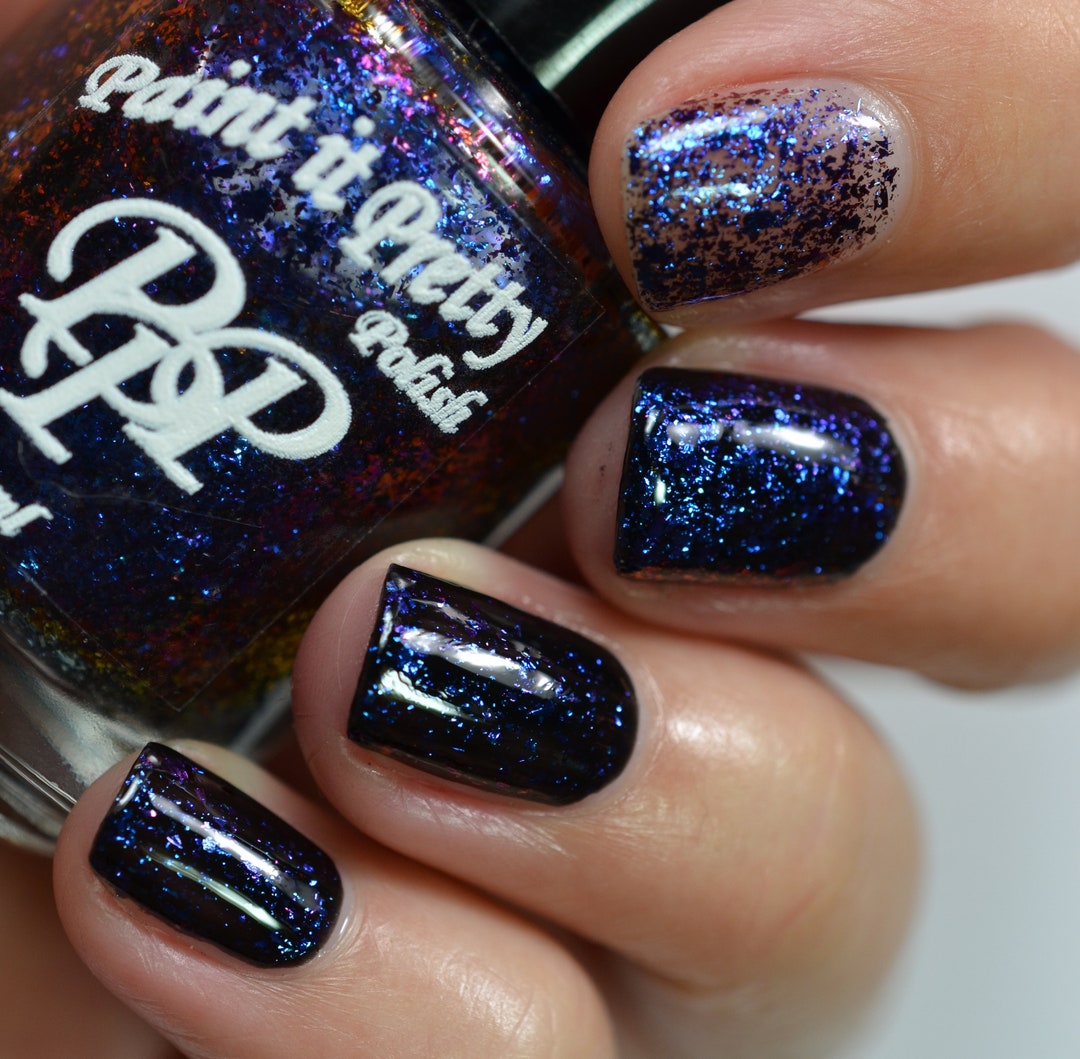 Topping Around Nail Polish Topper Lacquer Indie Nail - Etsy