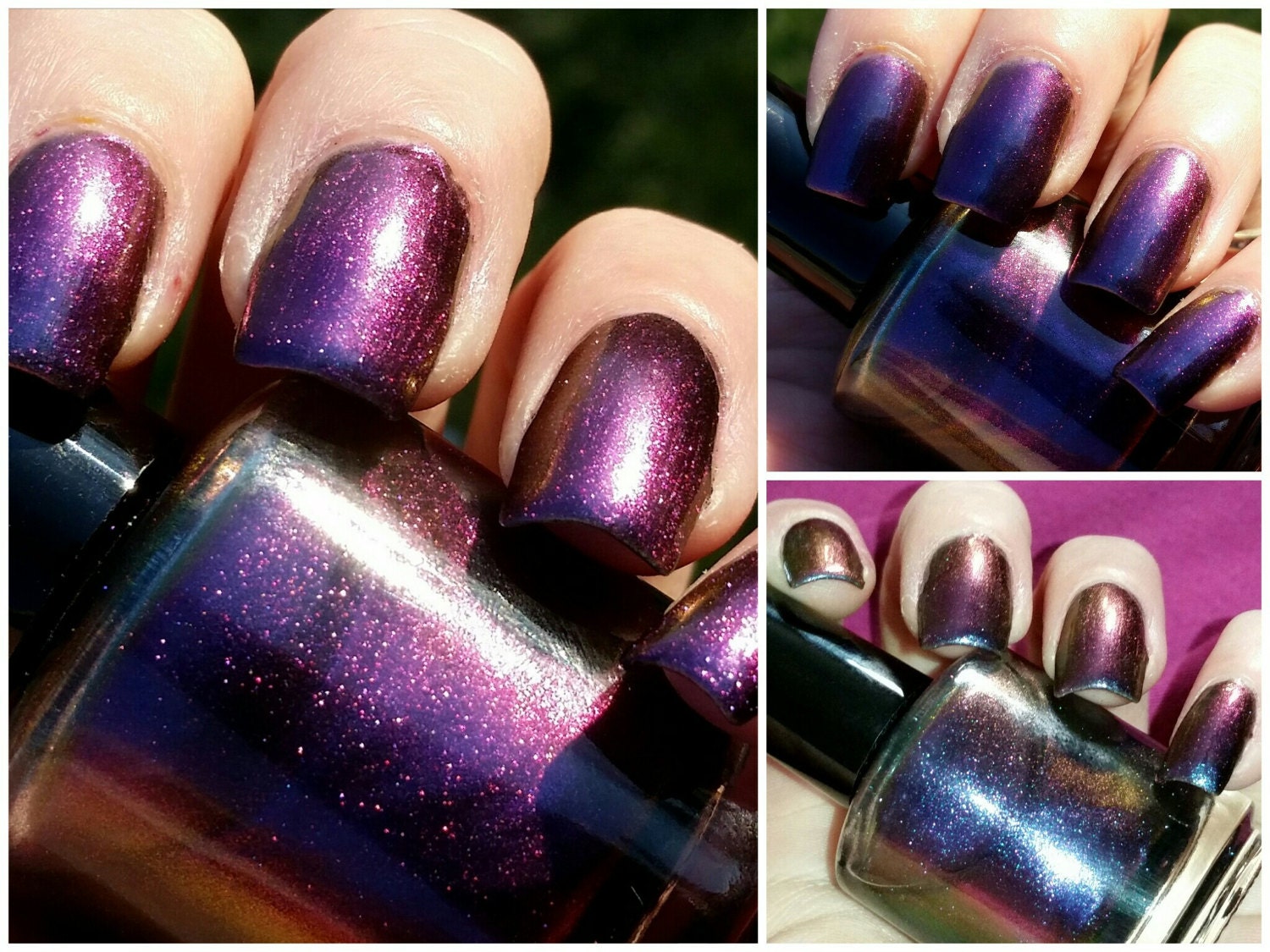 Magic Trickmultichrome nail polish indie nail polish 5 free | Etsy