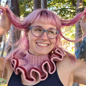 Clown Ruffle Collar Crochet PATTERN - Etsy