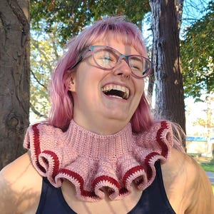 Clown Ruffle Collar Crochet PATTERN - Etsy