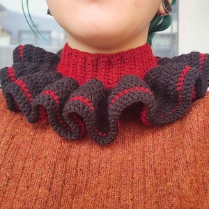 Clown Ruffle Collar Crochet PATTERN - Etsy