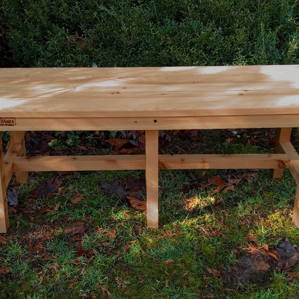 Cedar Bench - Etsy