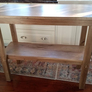Kitchen Island / Prep Table Solid Walnut - Etsy