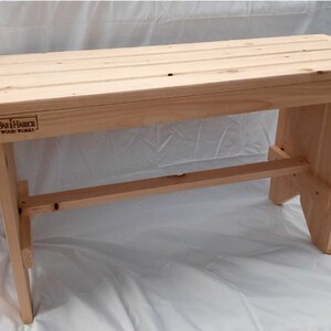 36" Bench, Indoor Outdoor, Rustic, Cedar, Farmhouse Bench, Patio ...