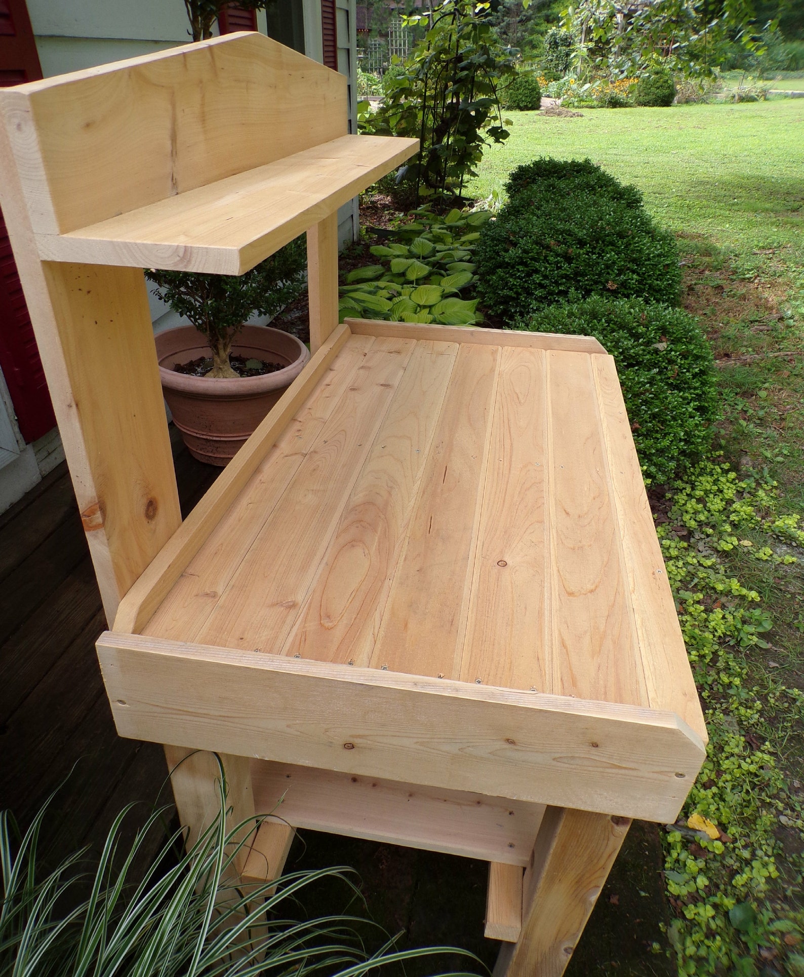 Potting Bench / Garden Table - Etsy