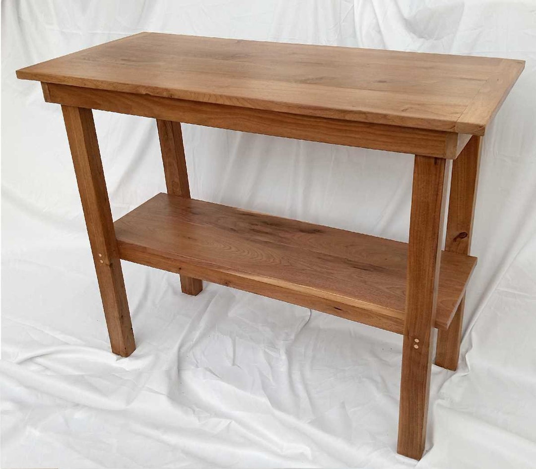 Kitchen Island / Prep Table Solid Walnut - Etsy